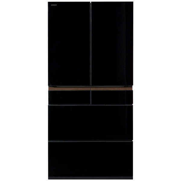 Hitachi 670L Multi Drawer French Door Refrigerator Crystal Black Glass ...