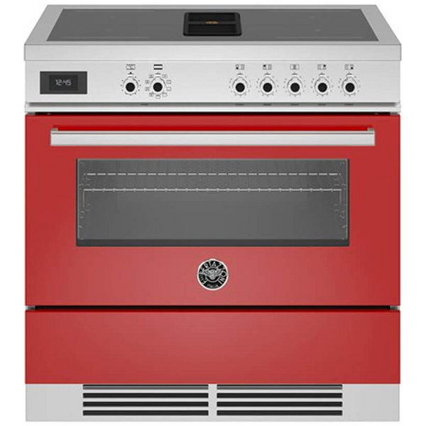 Bertazzoni 90cm Professional Airtec Red Induction Freestanding Oven ...