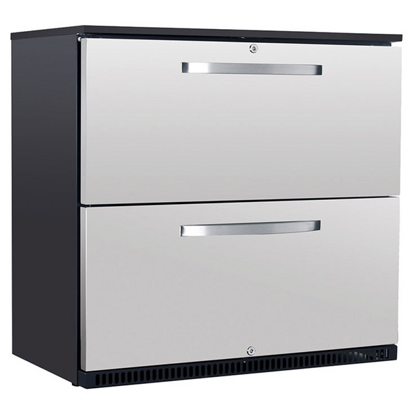 Husky 190L Double Drawer Bar Fridge C2-DWR-840-AU-HU | Winning Appliances