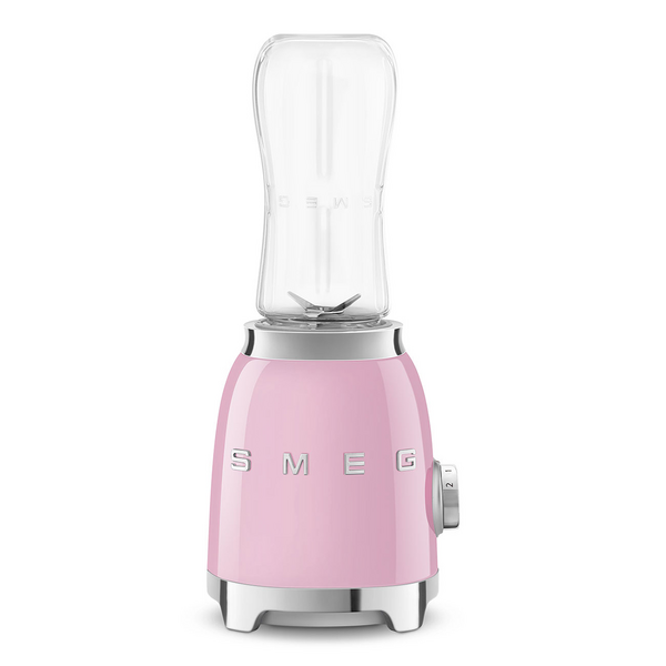 Smeg 50s Mini Blender 50s Style Pink PBF01PKAU | Winning Appliances