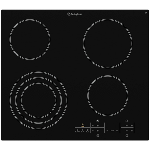Westinghouse 60cm Ceramic Cooktop WHC644BA | Winning Appliances